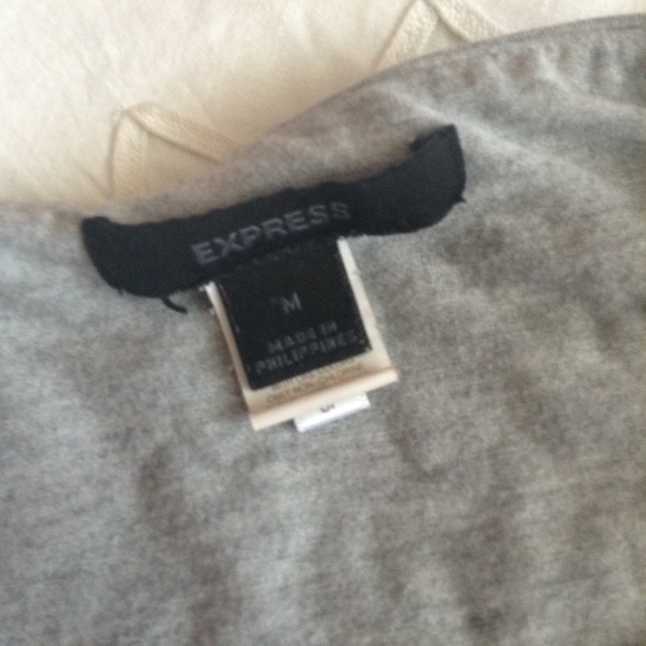 Express | Skirts | Express Gray Midi Skirt M | Poshmark